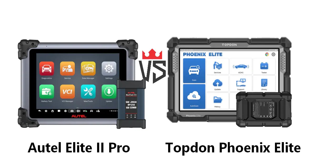 Topdon Phoenix Elite vs Autel Elite II Pro: Key Comparison — obdprice