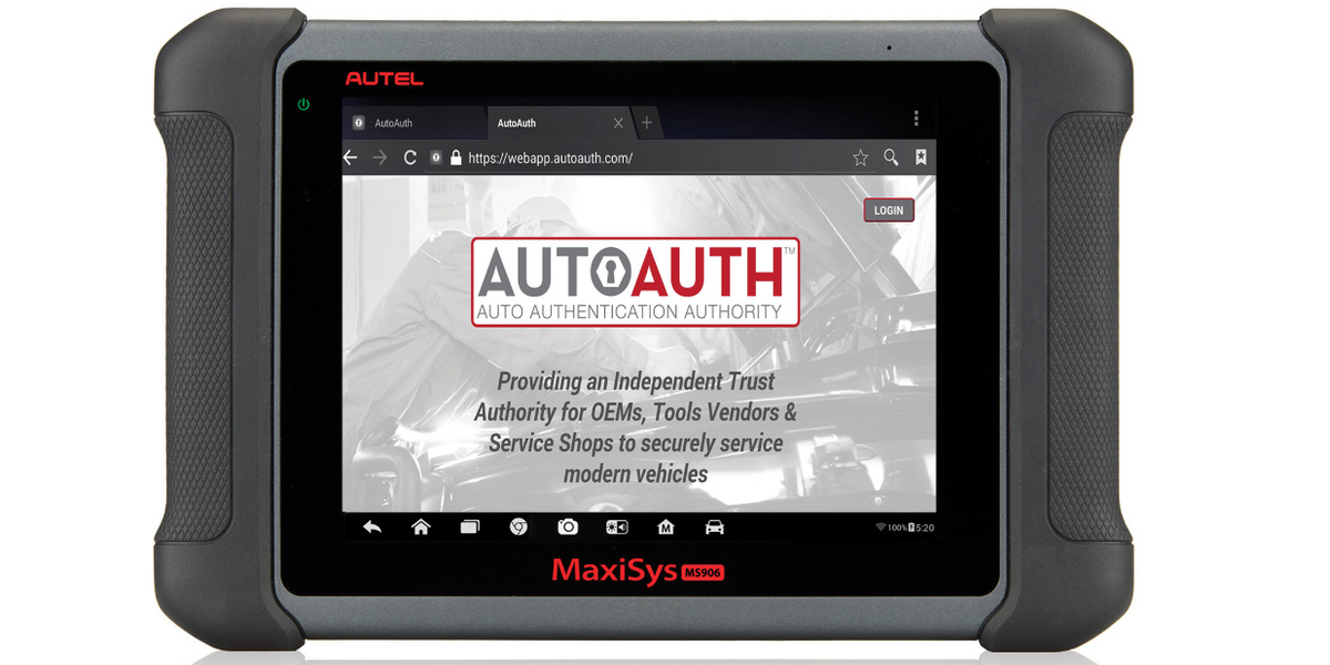 Autel Scanner FCA AutoAuth & SGW Module Authentication Description ...