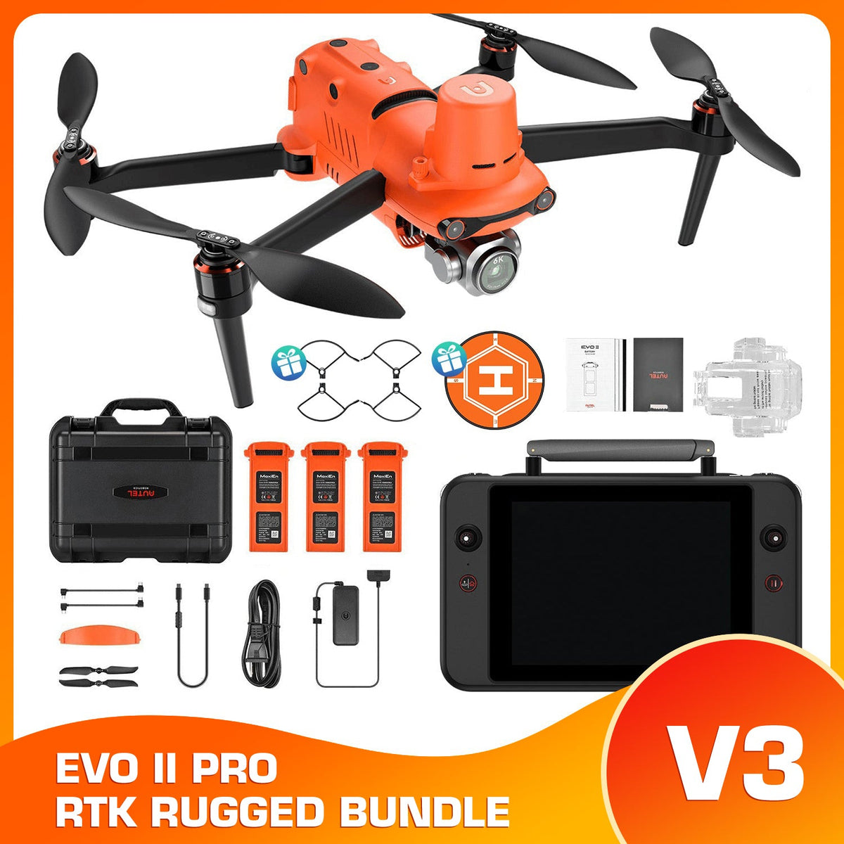Autel Robotics EVO II Pro 6K RTK Rugged Bundle [V3] — obdprice